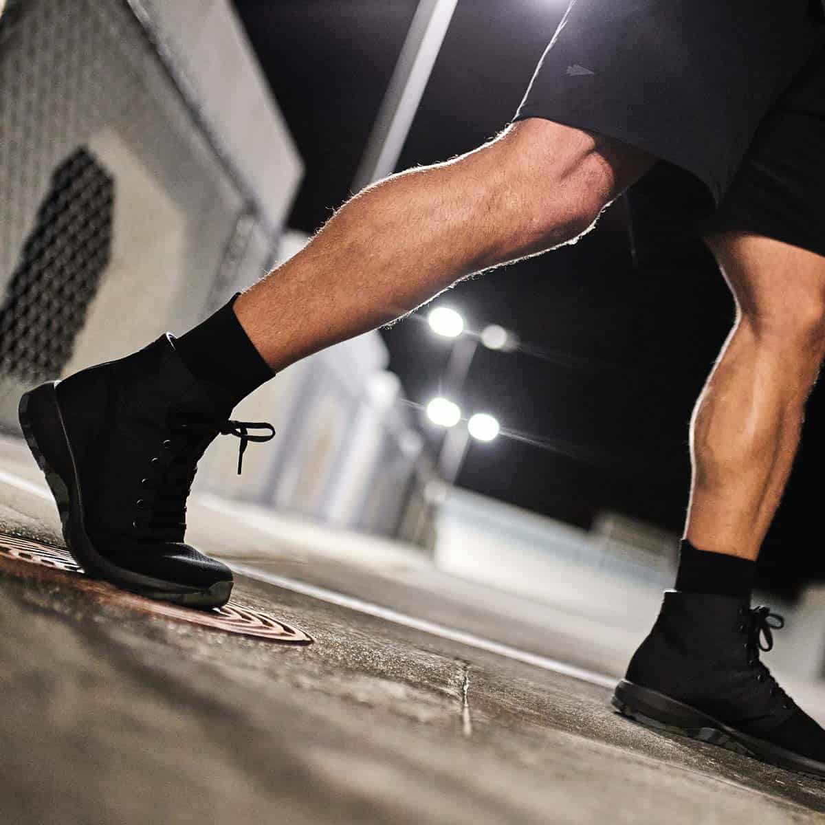 GORUCK Ballistic Trainers in Black and Camo - Fit at Midlife