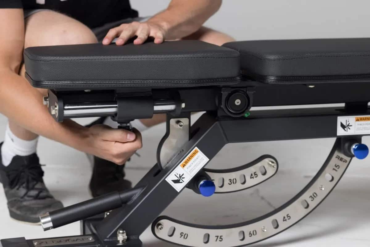 REP AB-5000 Zero Gap Adjustable Bench in Matte Black - Fit at Midlife