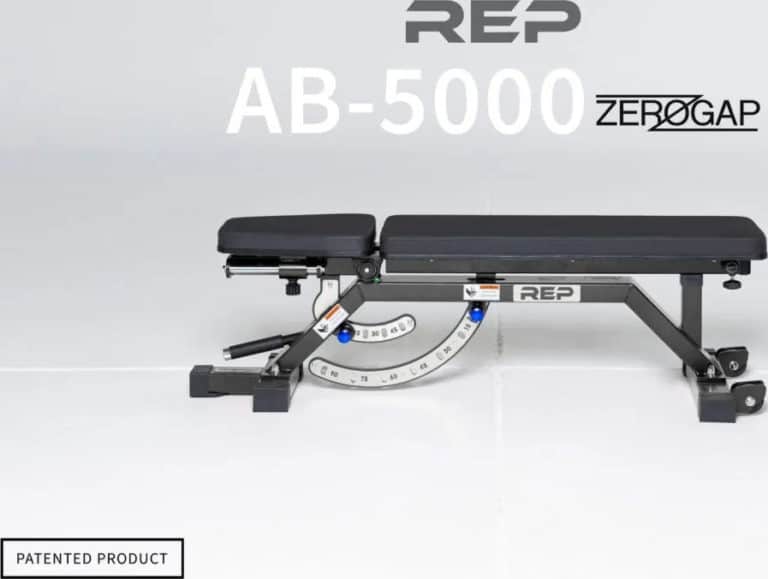 REP AB-5000 Zero Gap Adjustable Bench in Matte Black - Fit at Midlife