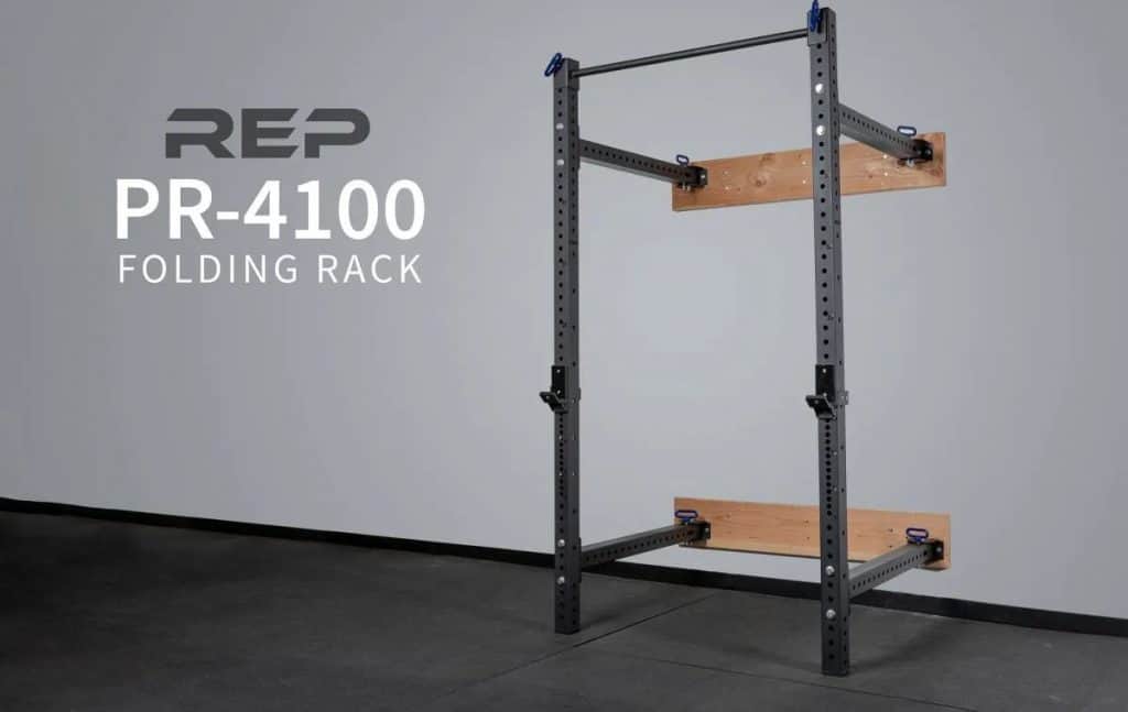 Rep Fitness PR-4100 Folding Squat Rack Product Highlight - Fit at Midlife