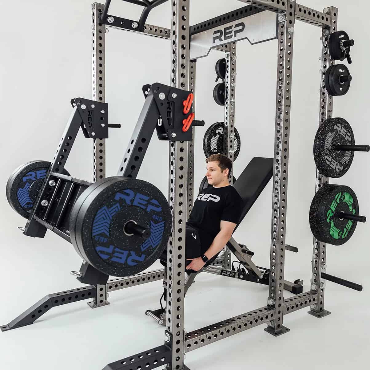 Utility Seat for Rep Fitness Racks - Fit at Midlife