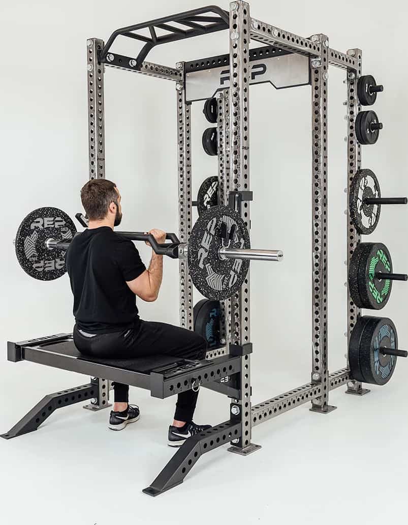 Utility Seat for Rep Fitness Racks - Fit at Midlife