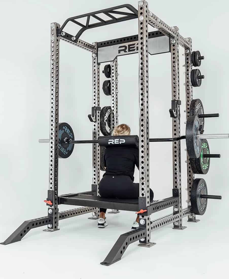Utility Seat for Rep Fitness Racks - Fit at Midlife