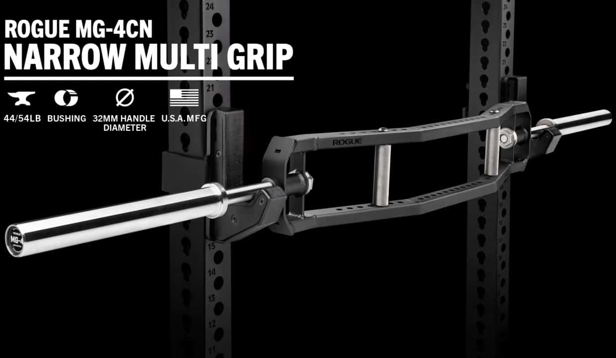 Narrow Multi Grip Camber Bar from Rogue - Fit at Midlife