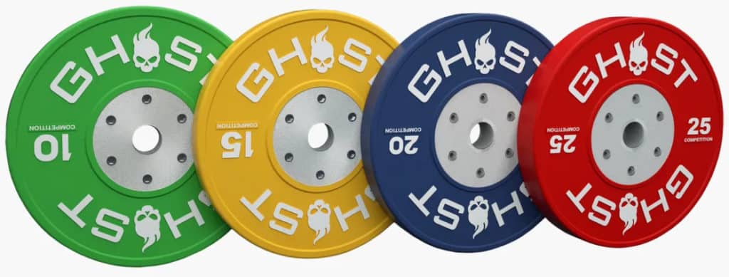 Rogue Fitness Sale - Ghost Olympic Plates Closeout - Fit at Midlife