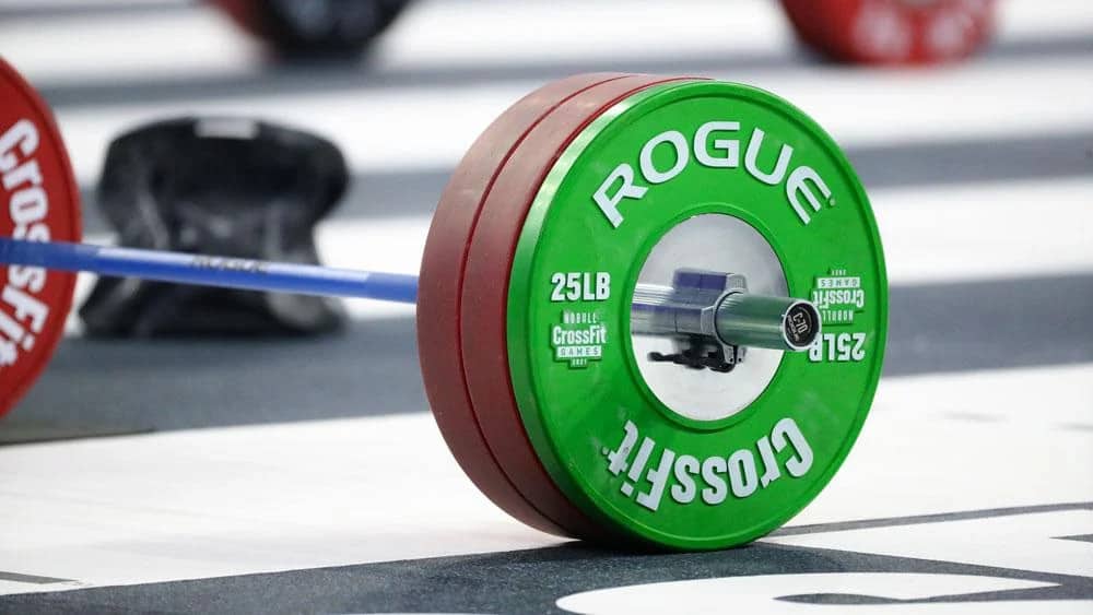 Rogue LB Competition Plates - CrossFit Games 2021 - Fit at Midlife
